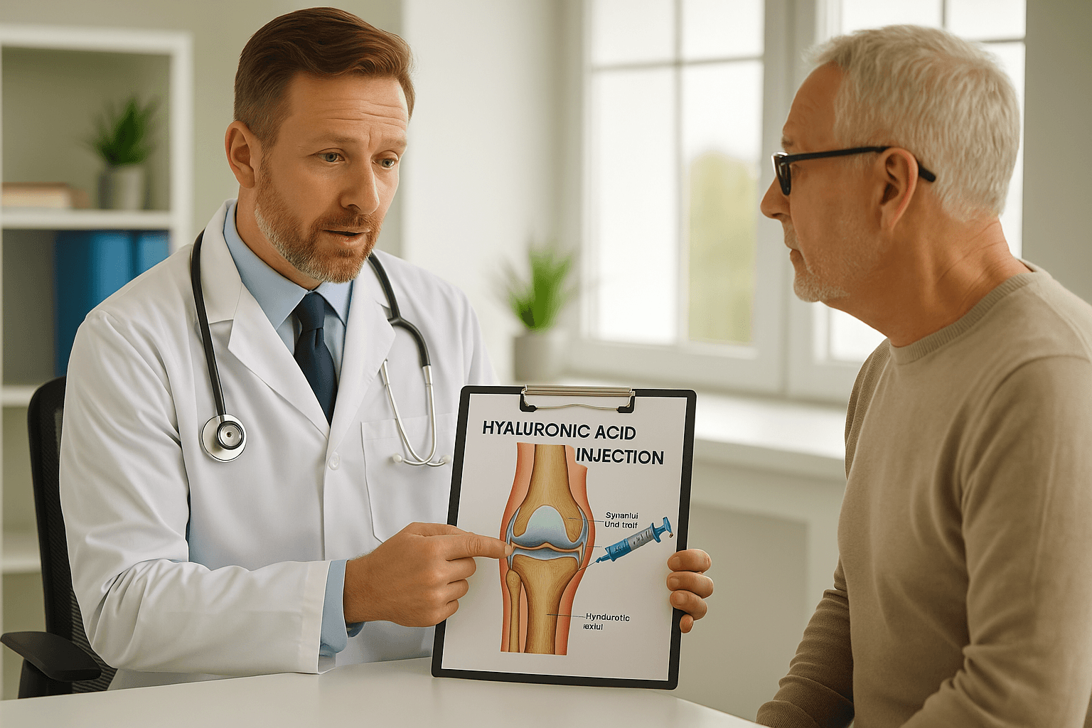 Infiltration d’Acide Hyaluronique au Genou