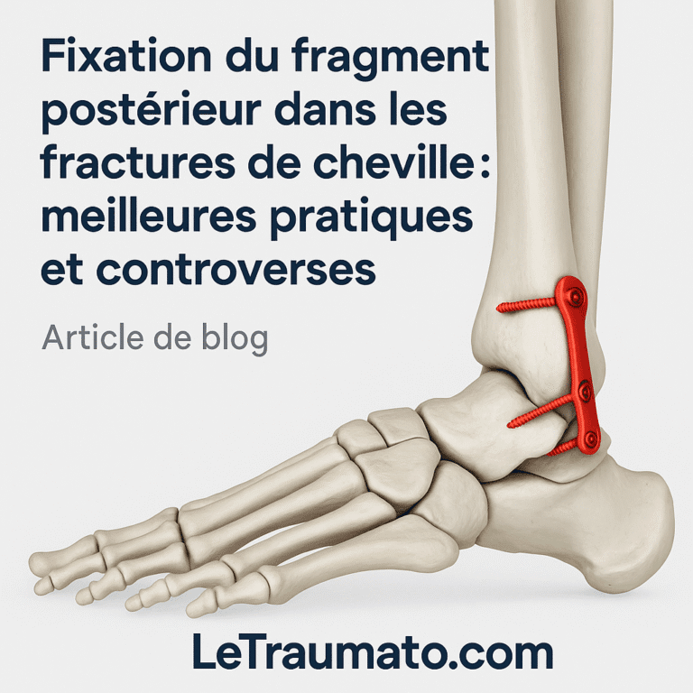 Indications de Fixation des Fragments Postérieurs dans les Fractures de ...