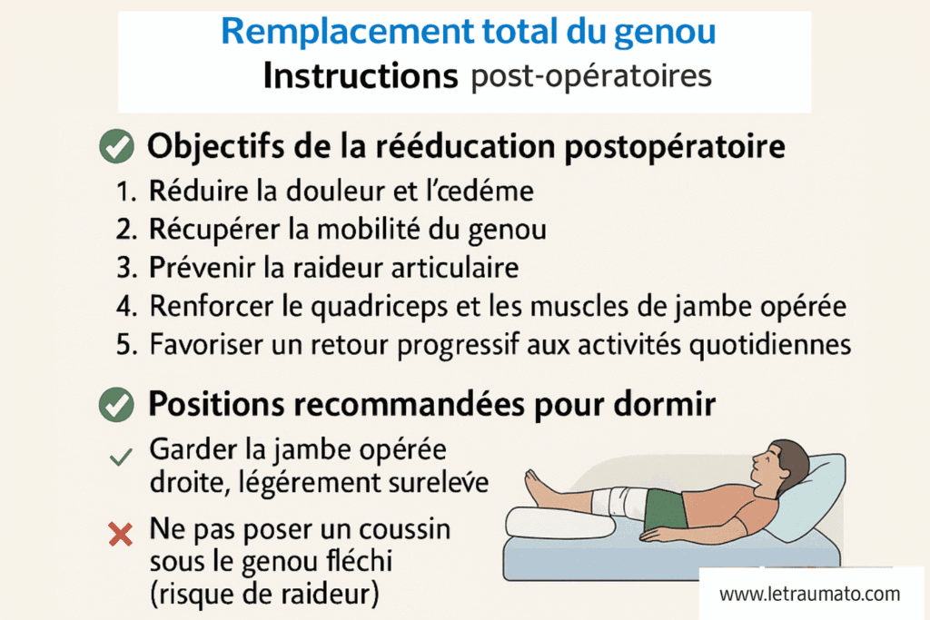 Mouvements Interdits Après une Prothèse du Genou - Le Traumato