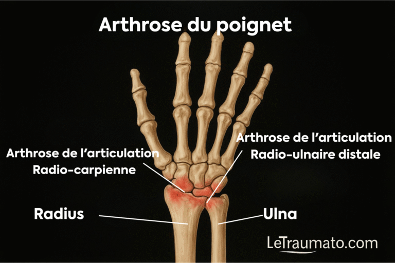 Les types d’Arthrose du poignet - Le Traumato