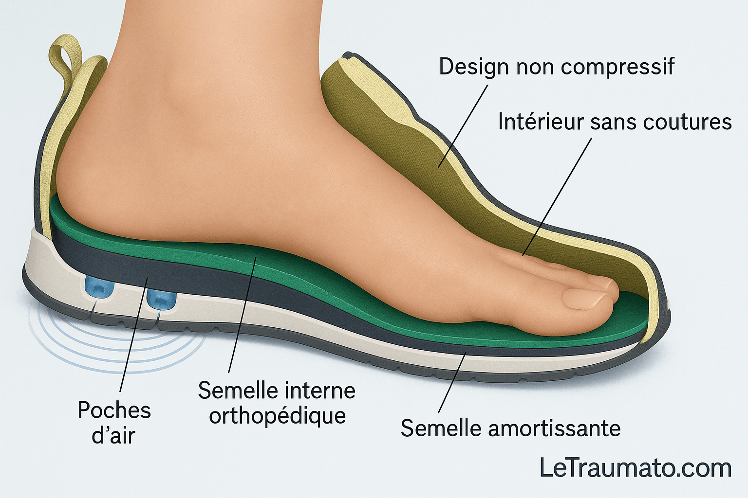 Bursites du pied : 10 types fréquents, symptômes et traitements par zone
