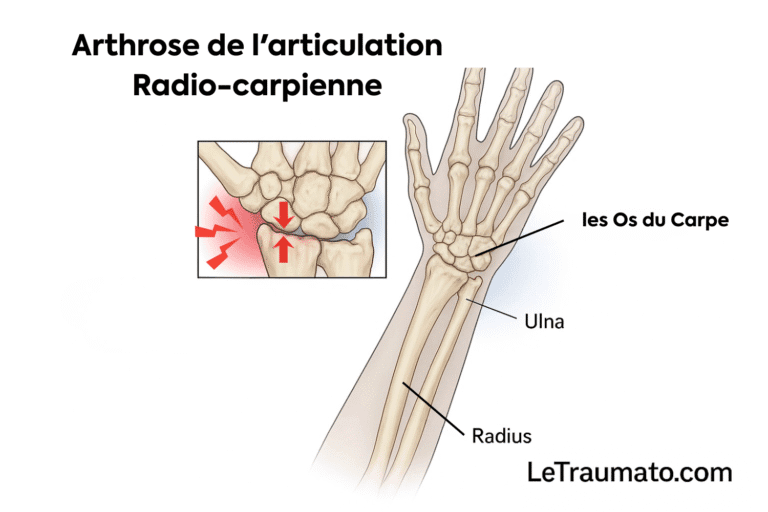 Les types d’Arthrose du poignet - Le Traumato