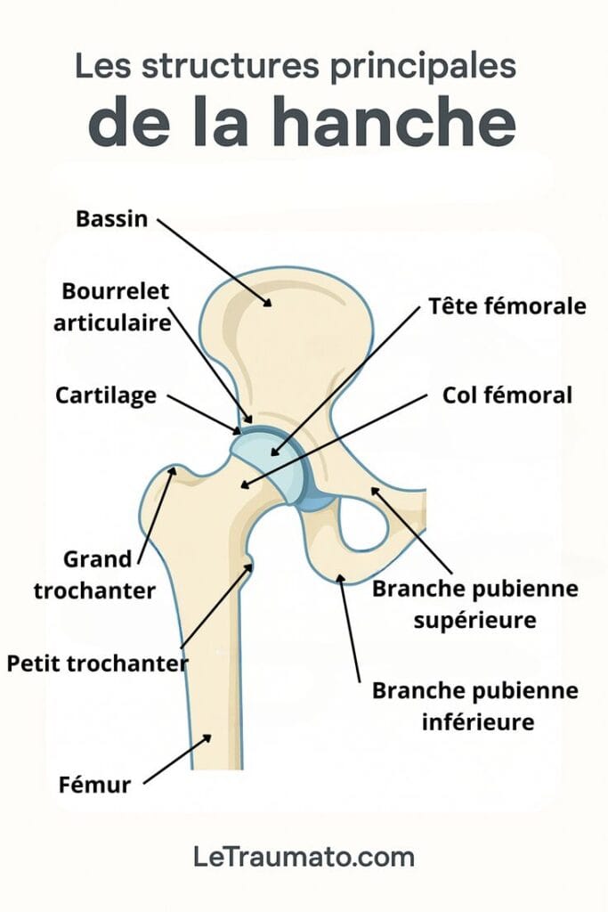 Anatomie de la hanche - Le Traumato