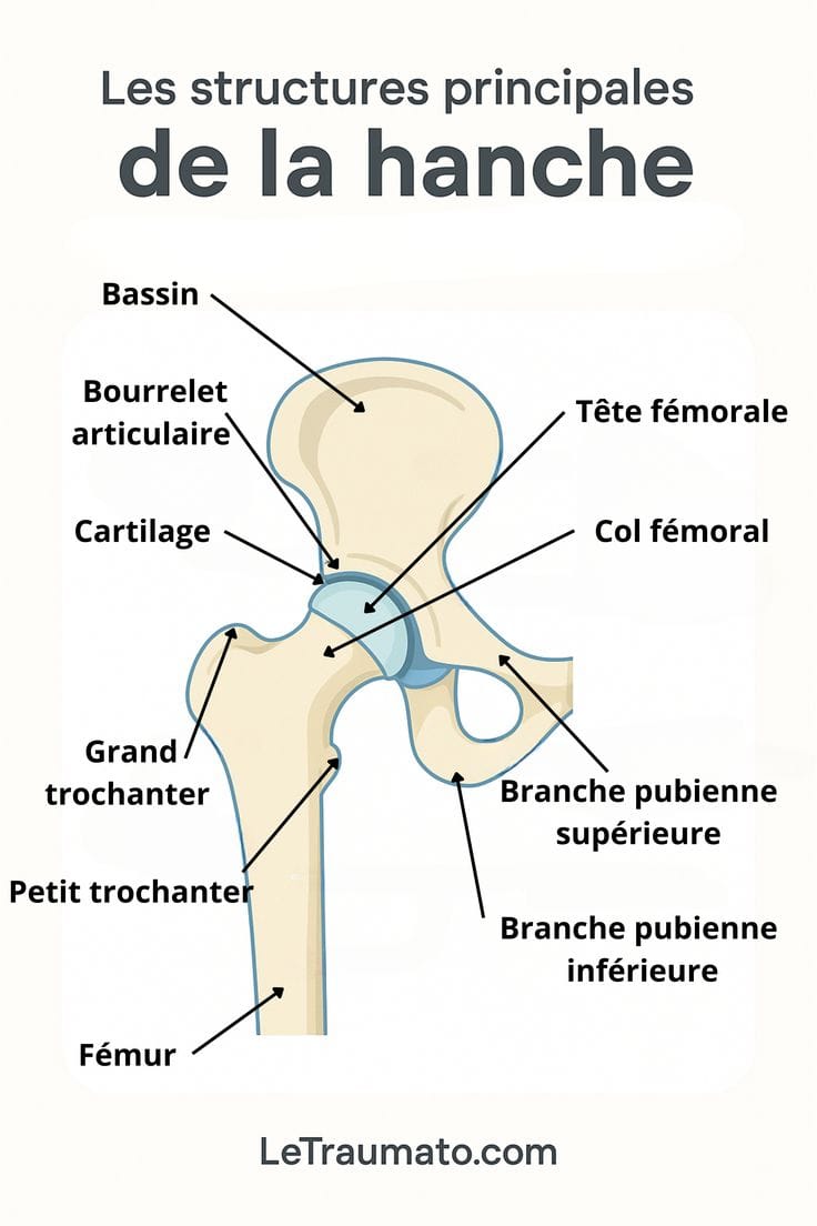 Anatomie de la hanche - Le Traumato