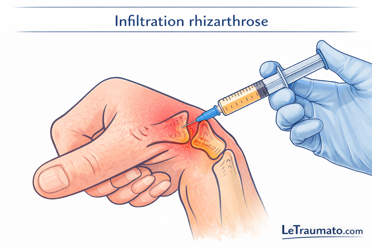 Comment soigner la rhizarthrose ? - Le Traumato