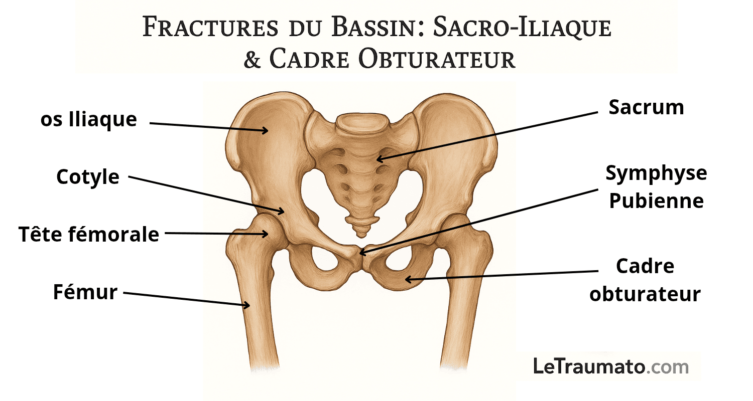 Types de fractures du bassin - Le Traumato