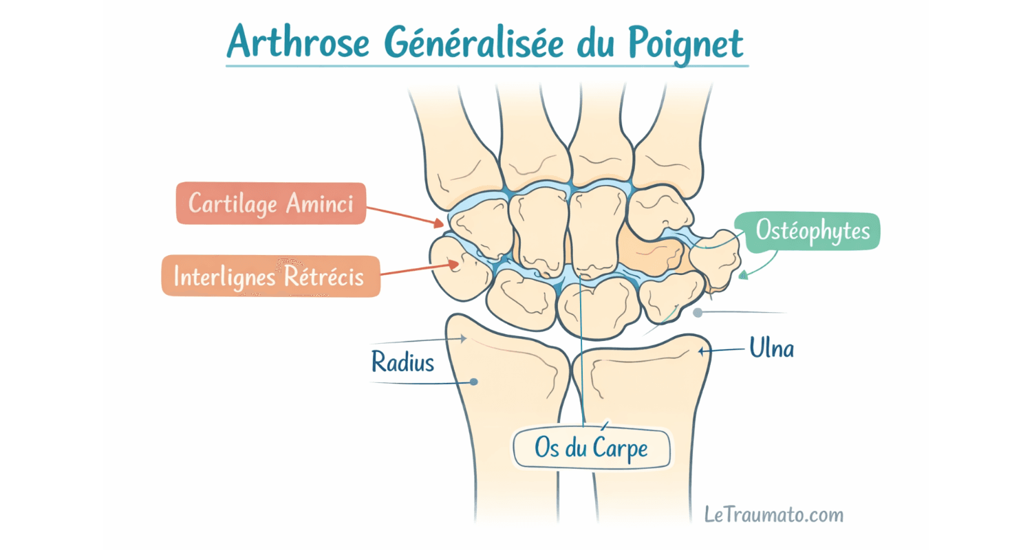 Arthrose médio-carpienne : SLAC et SNAC expliqués simplement - Le Traumato